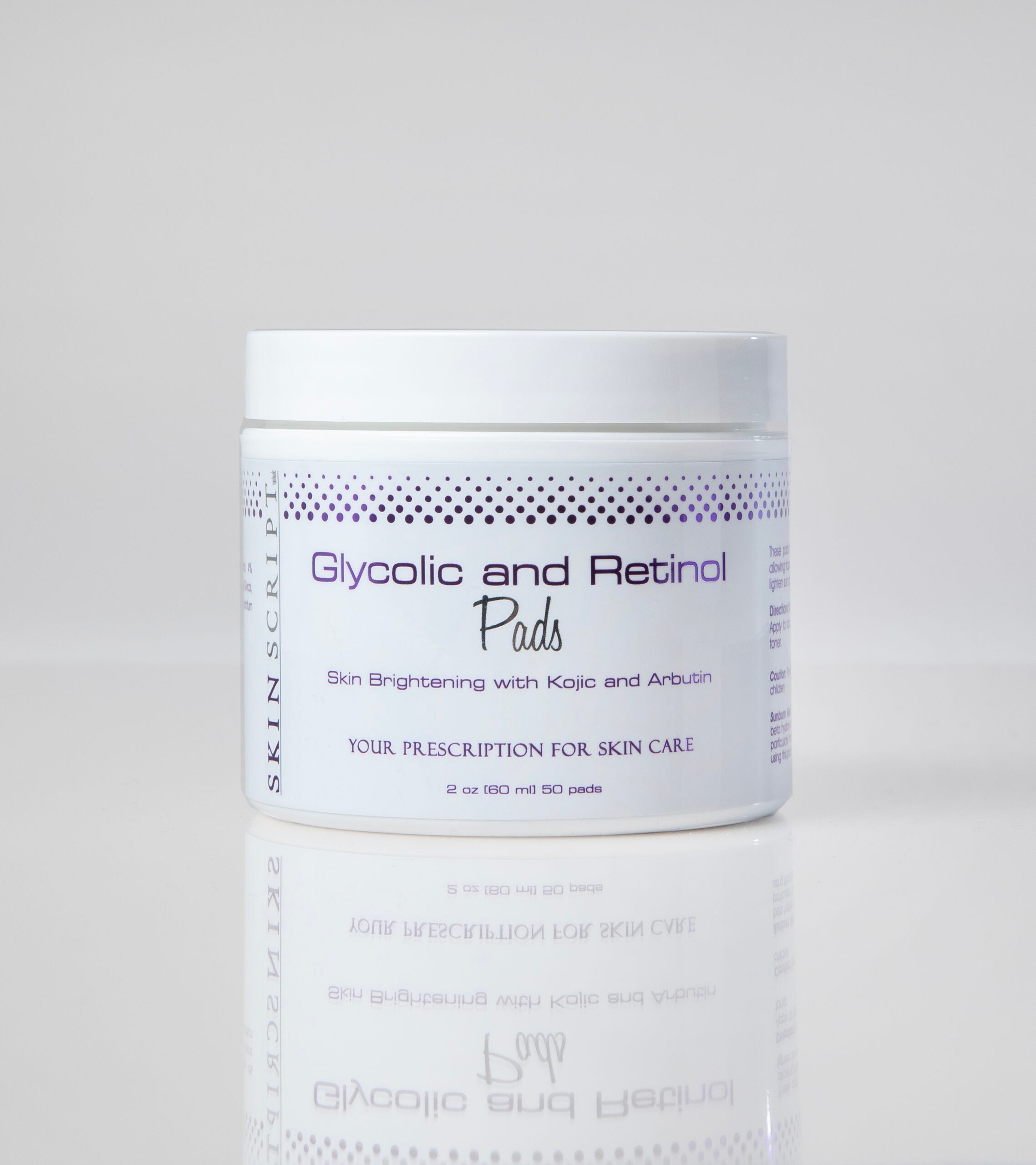 Skin Script Rx Glycolic and Retinol Skin Brightening Pads | Julie ...
